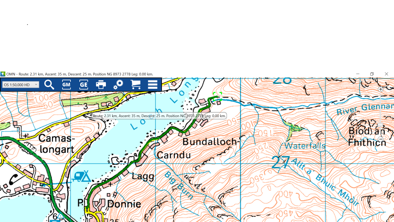 OMN – how to plot, edit and share a route – TGO Challenge